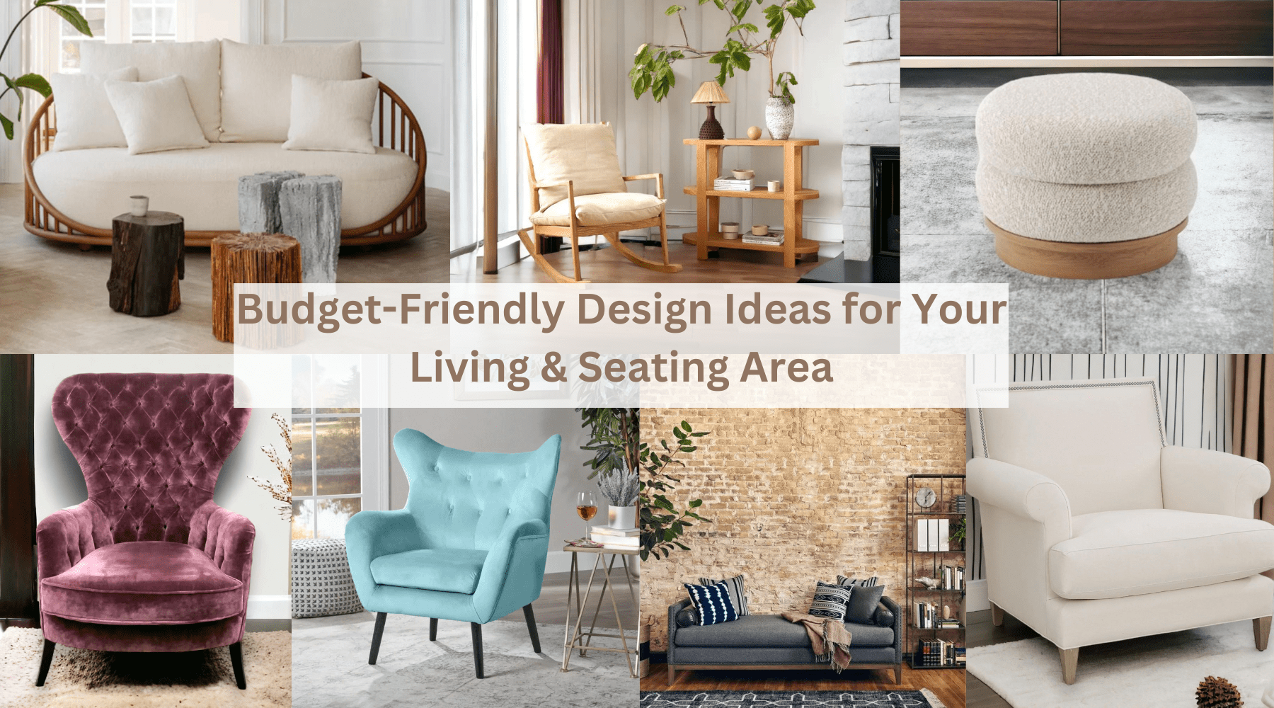 Budget-Friendly Design Ideas for Your Living & Seating Area – Nismaaya ...