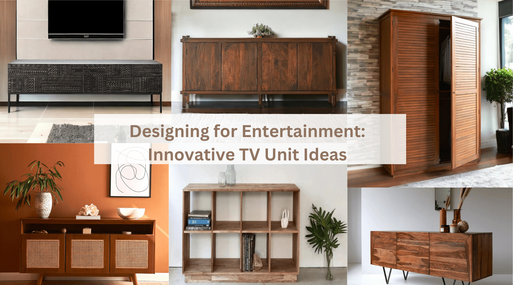 Designing for Entertainment: Innovative TV Unit Ideas – Nismaaya Decor
