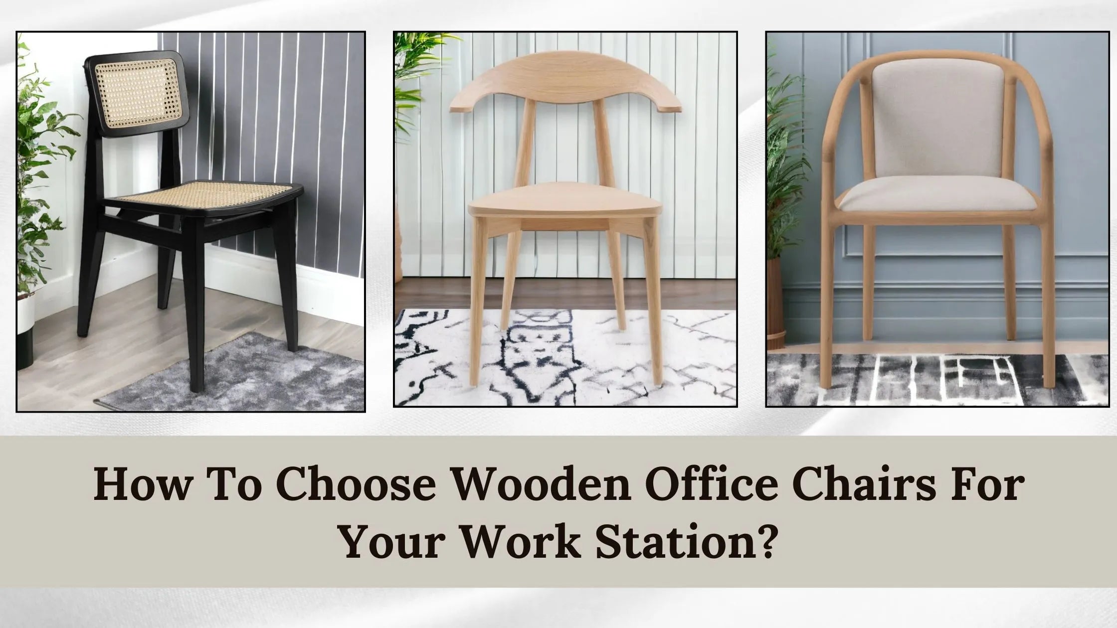 8 Tips To Shop Wooden Office Chairs For Your Workplace – Nismaaya Decor