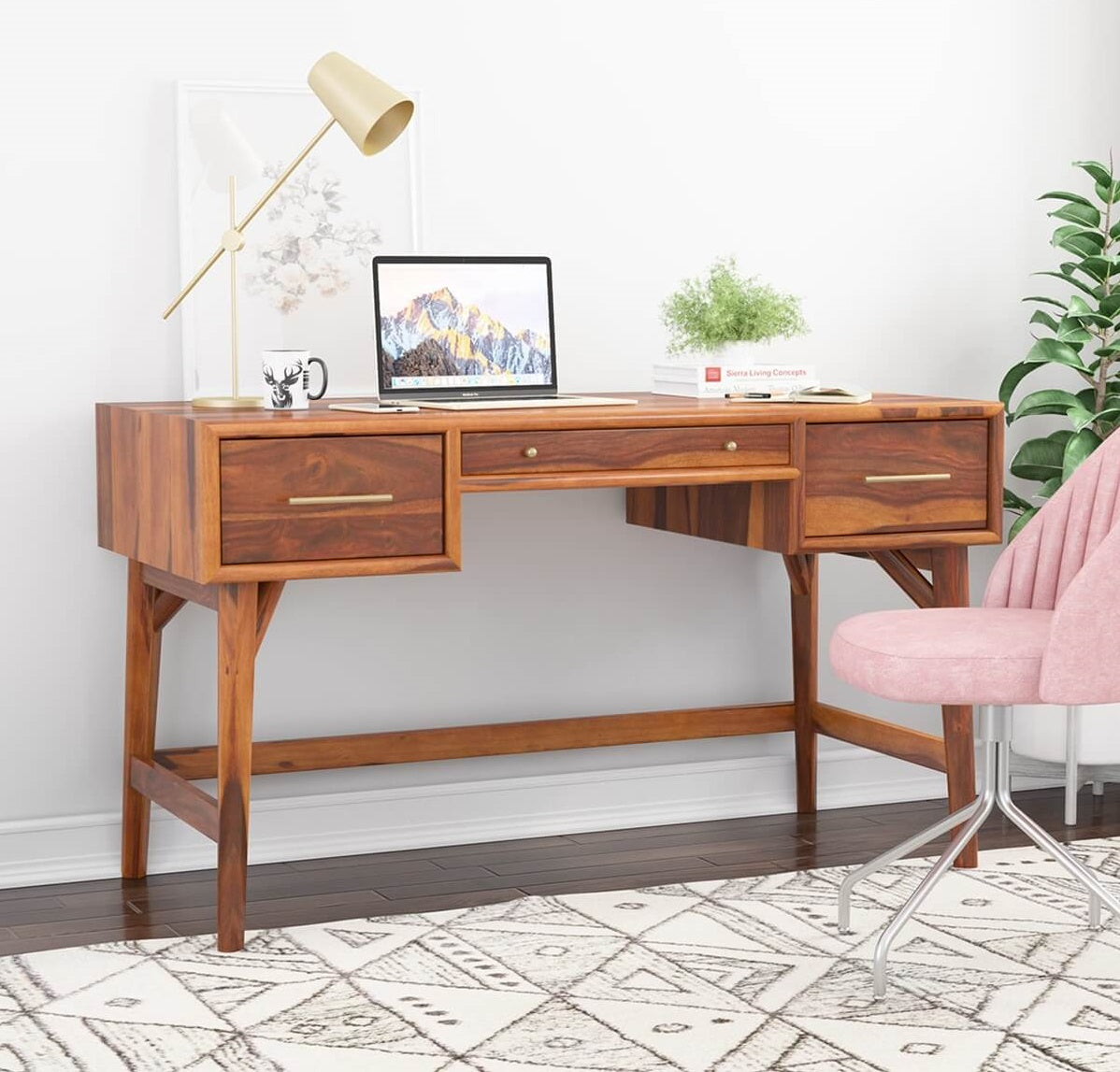 Buy Wooden Study Table Online in India @Upto 30% OFF – Nismaaya Decor