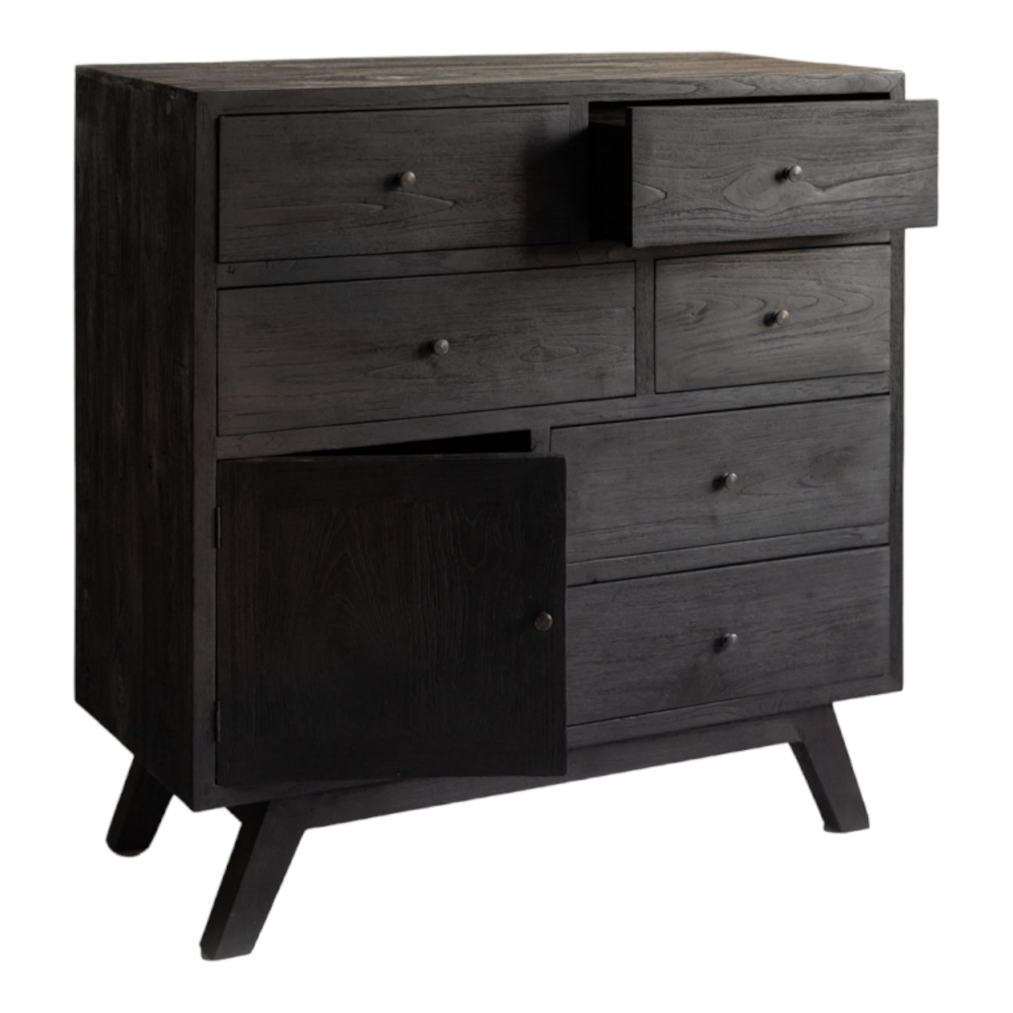 Bronia Solid Teak Wood Chest Of 7 Drawers – nismaayadecor