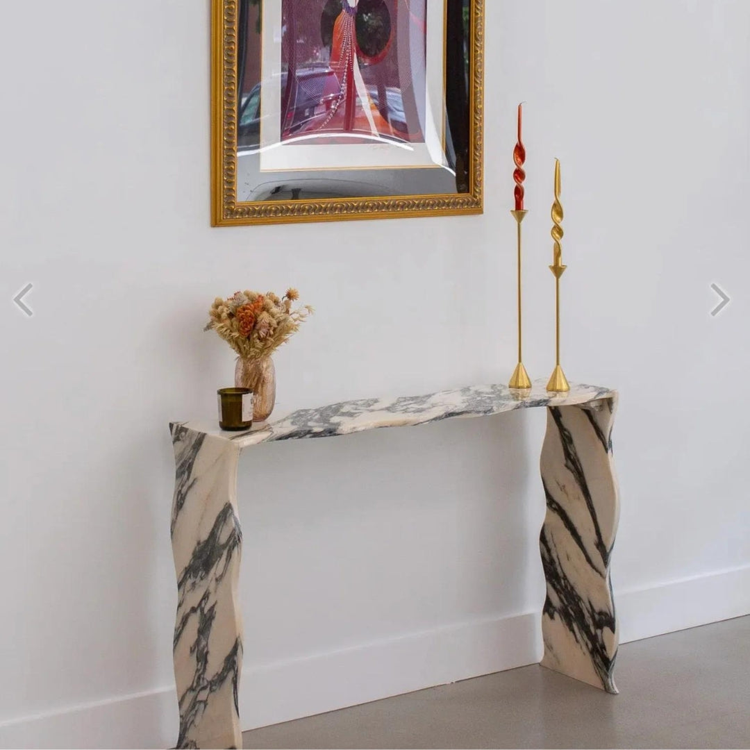 Buy Makamae Marble Console Table - Nismaaya Decor