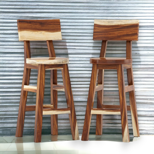 Buy Wooden Bar Stools Online in India @Upto 30% OFF – Nismaaya Decor