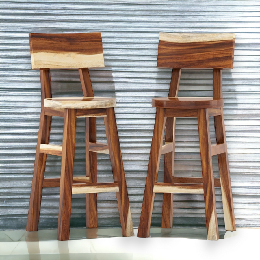 Buy Wooden Bar Stools Online in India @Upto 30% OFF – Nismaaya Decor