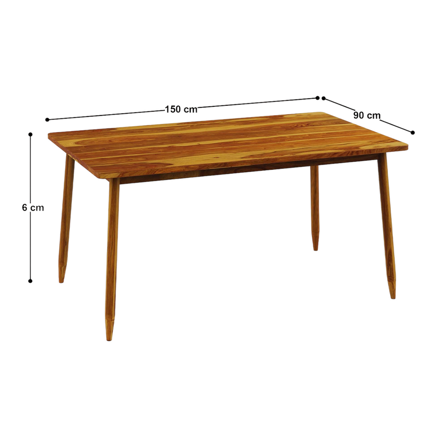 Eirwen 6 Seater Dining Table Set With Chairs – Nismaaya Decor