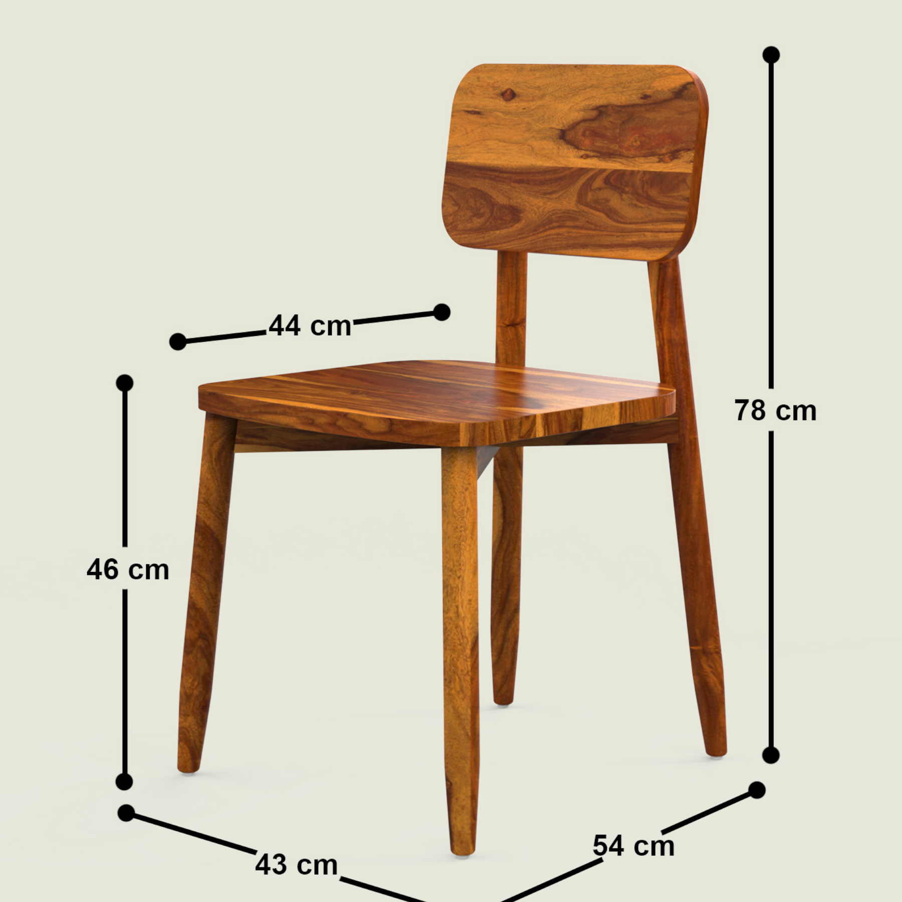 Buy Eirwyn 6 Seater Sheesham Wood Dining Table Set With Chairs ...